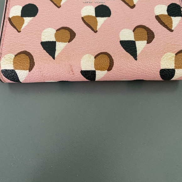 Coach | Bags | Coach Checkered Heart Wallet | Poshmark